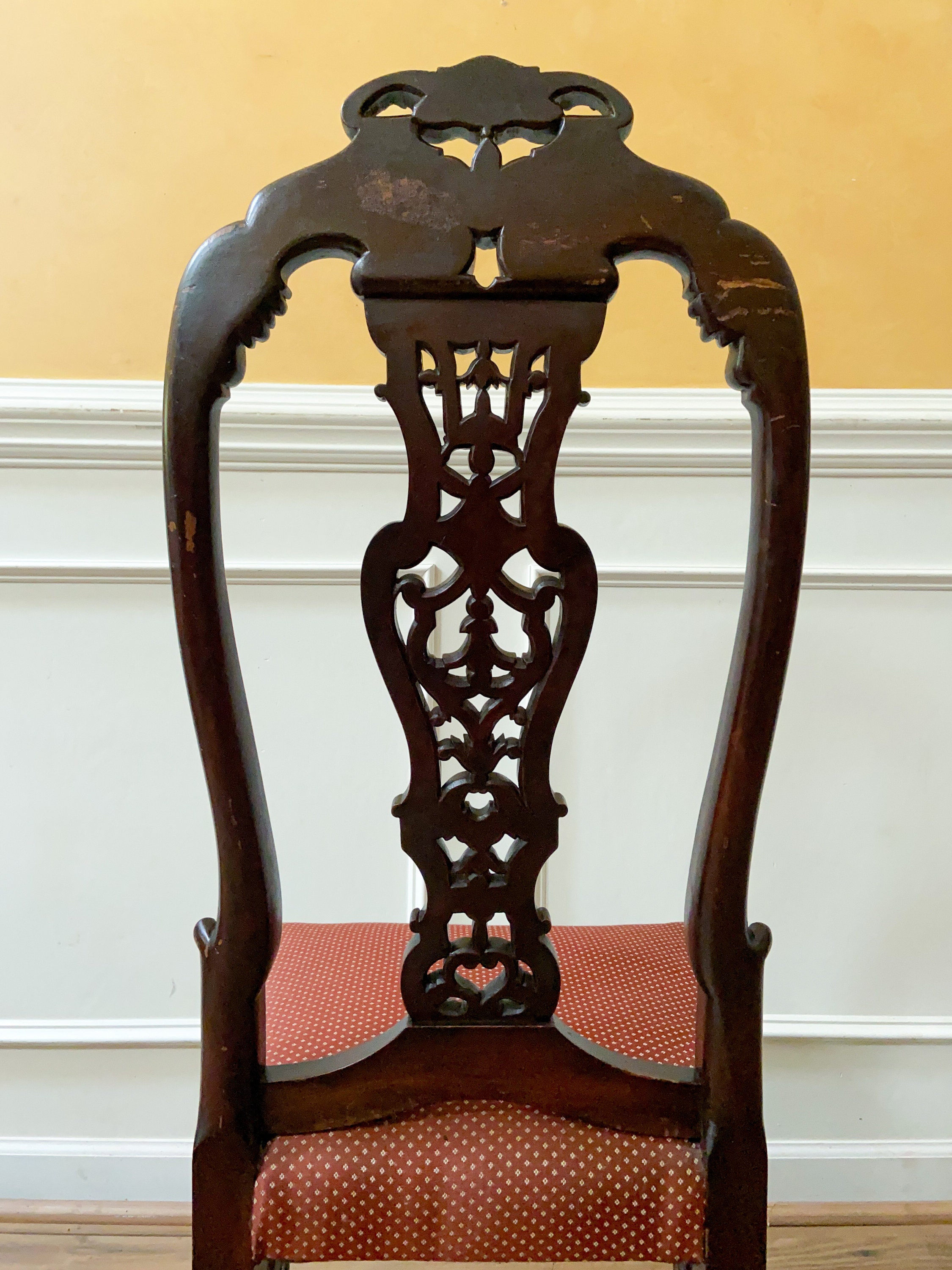 Antique Heavily Carved Hoof Foot Side Chair - Etsy