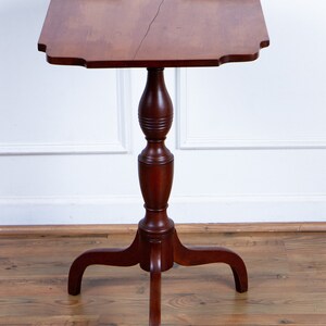 Antique Late 18th Century American Federal Cherry Tilt Top Pedestal ...
