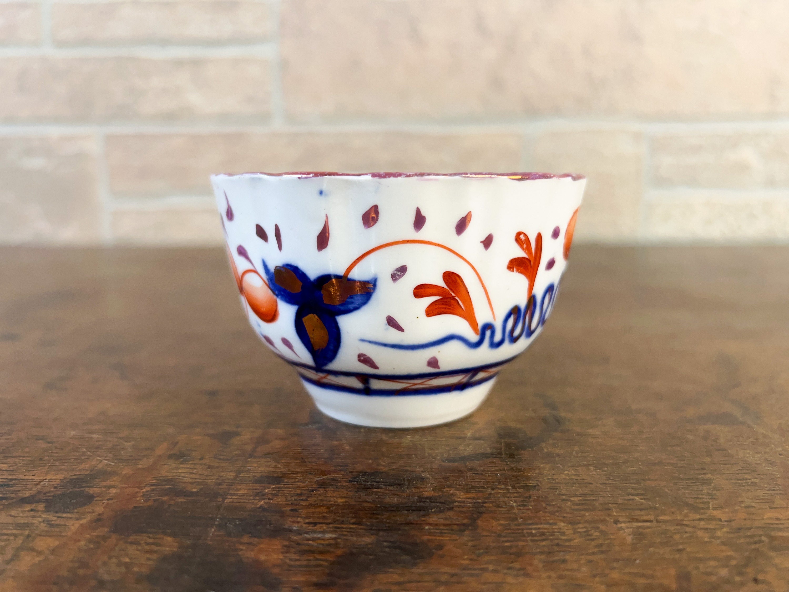 Antique Tea Cup Saucer & Side Plate Trio Gaudy Welsh 19th - Etsy