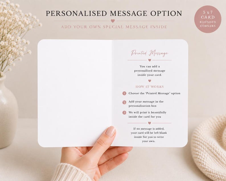 Personalised 10th Anniversary Card | Elegant Anniversary Card for ...