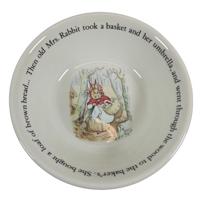 Vintage Wedgwood Peter Rabbit Nursery Set With Box 3-piece Beatrix ...