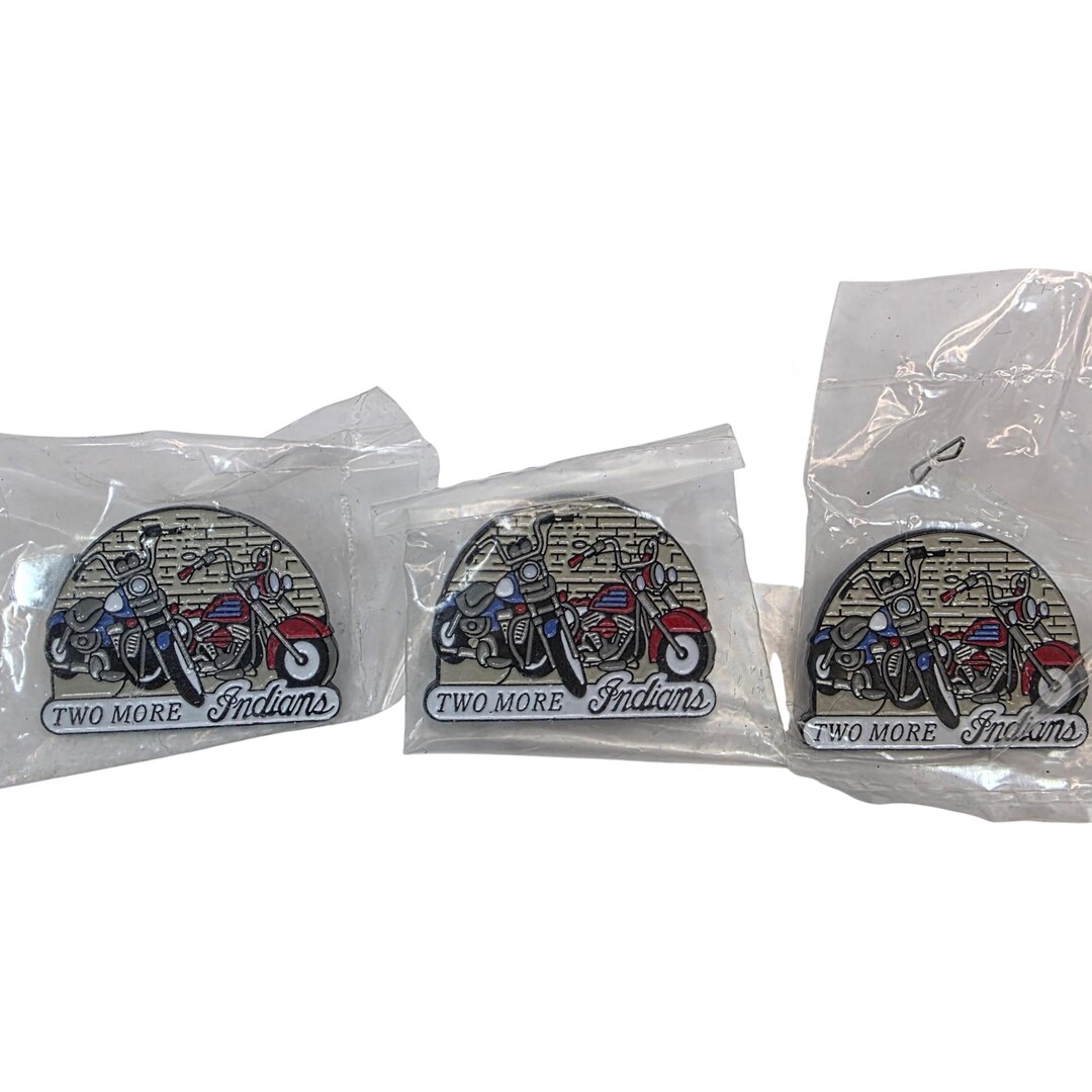 Vintage Indian Motorcycle Enamel Pin Lot Two More Indians Set of 3 - Etsy