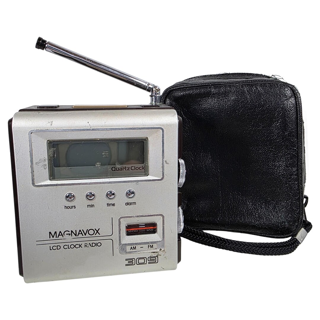 Vintage Magnavox 309 LCD Travel Clock Radio (for Parts/repair) - Etsy