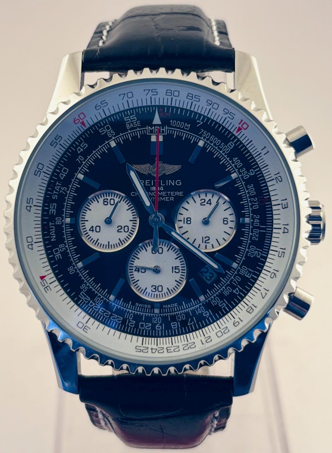 Luxury Navitimer Chronograph Men’s Watch: Slide Rule Bezel - Etsy