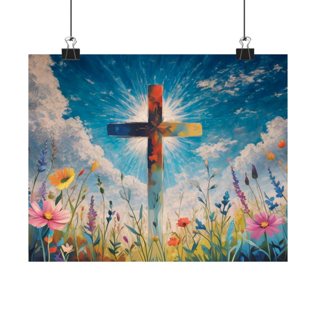 Religious Wall Art, Matte Horizontal Posters, Christian Decor, Faith ...