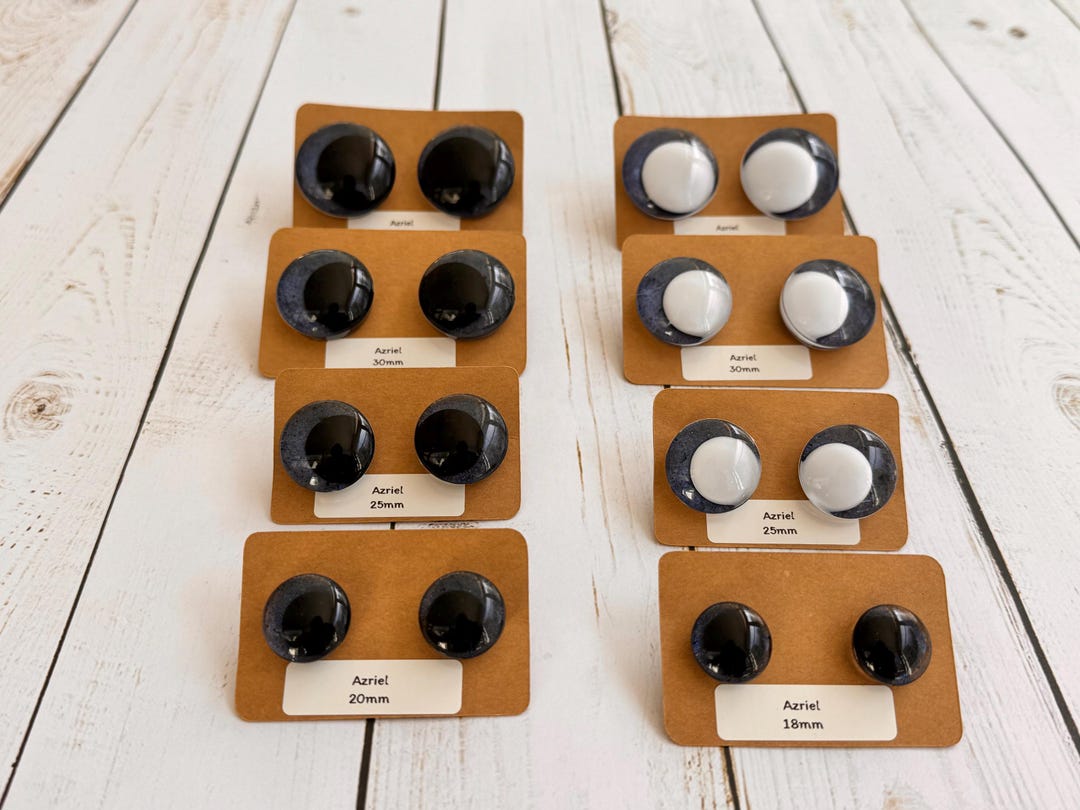 ACOTAR Azriel Fae Inspired Amigurumi Kawaii Style Off-set Safety Sinker ...