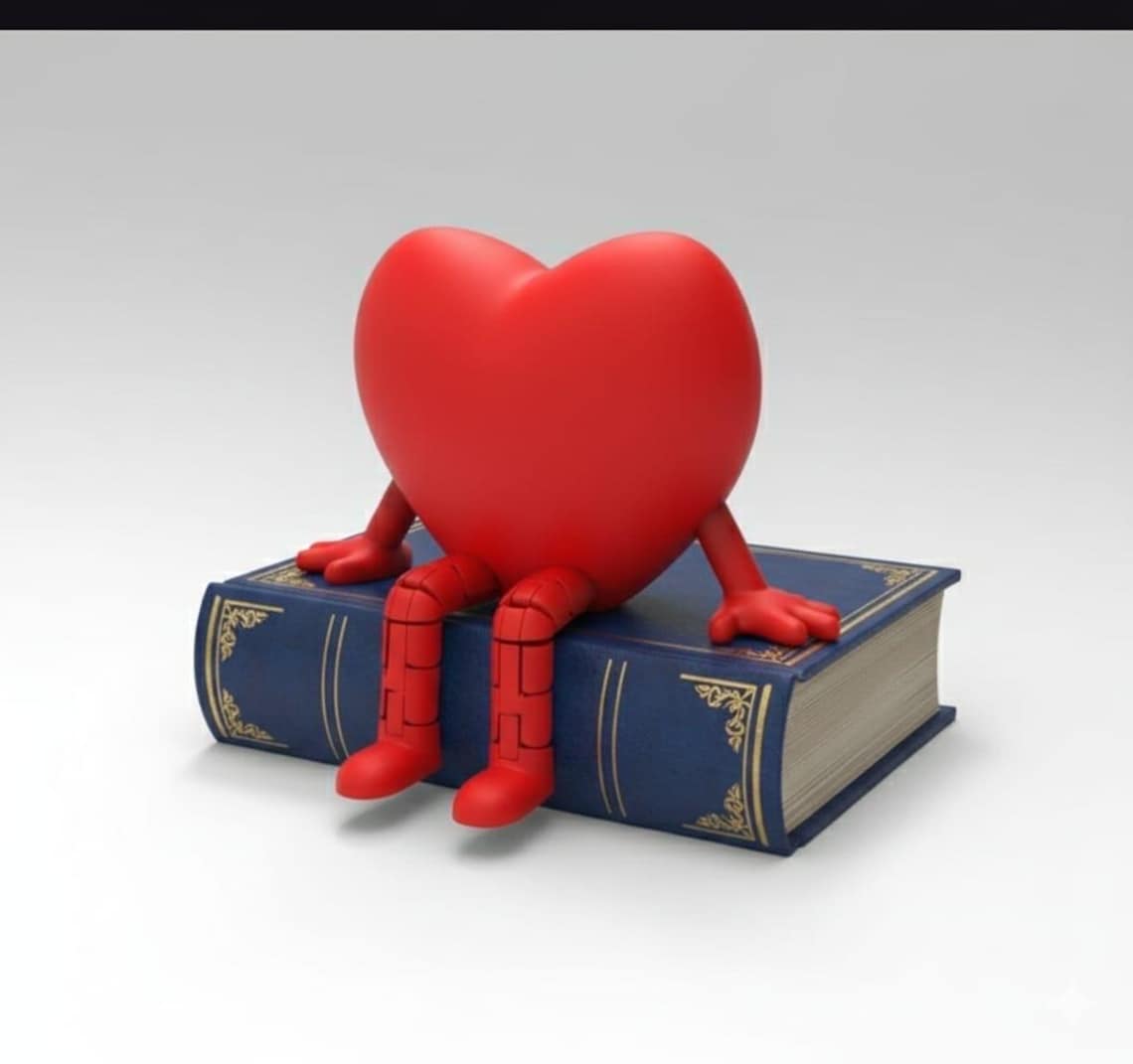 Articulated Heart Buddy STL | Flexi Heart Figure | Cute Valentines Gift ...