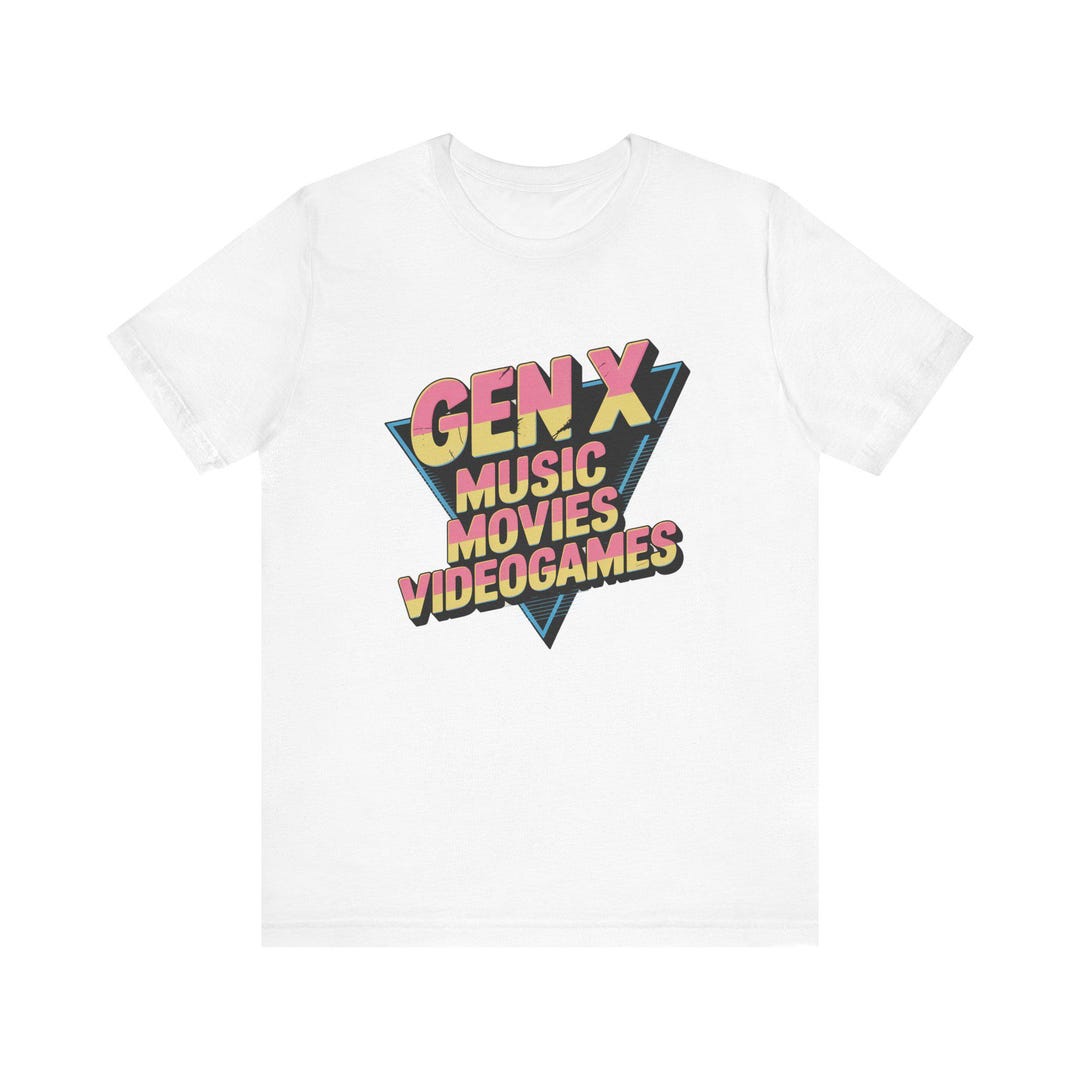 Genx Pop Culture Tee: 90s Retro Movies, Music, Gaming - Etsy