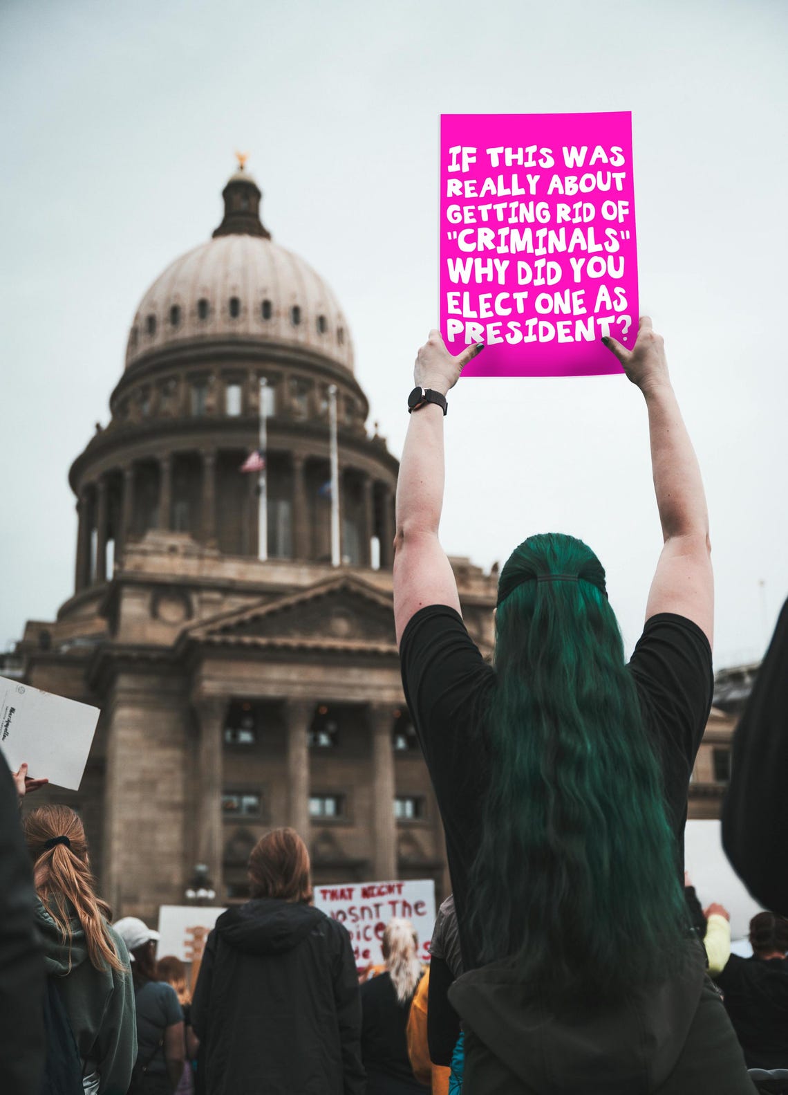 Pro Immigration ICE Protest Sign, Liberty Resistance Protest Sign ...