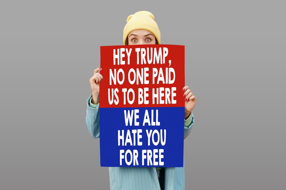 Antifa Protest Sign - No Kings Protest Printable Sign Anti Fascist - We ...