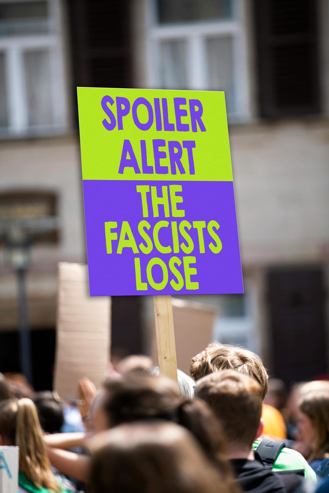 Anti-fascist Protest Sign - Printable Anti Facism Protest Poster - No ...
