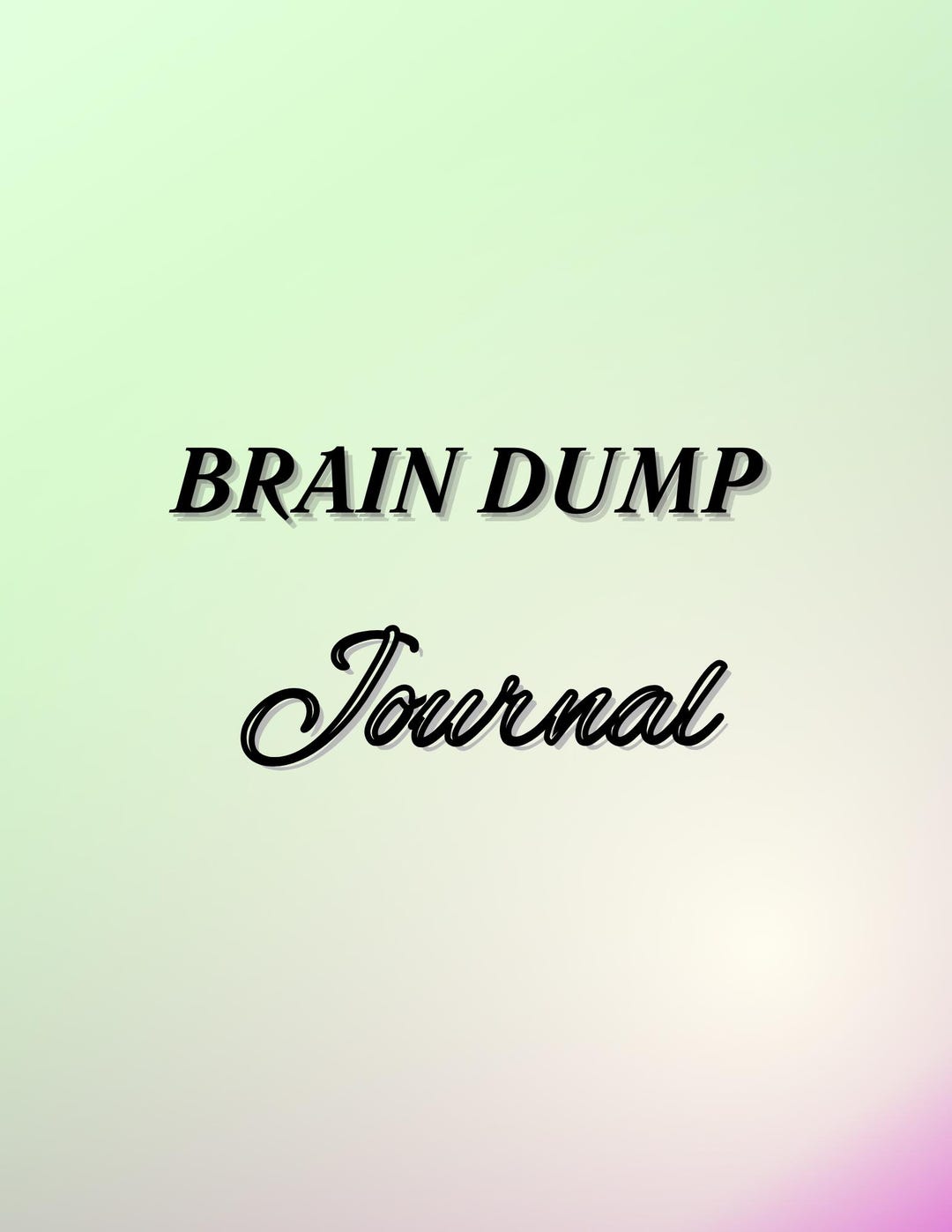 Brain Dump Journal Bundle | Printable Mental Clarity Pages | Digital ...