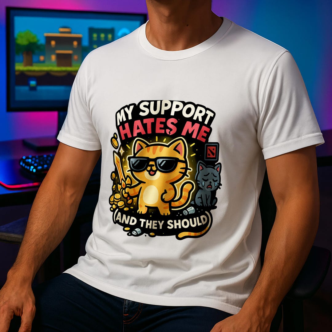 Dota 2 Gamer T-shirt, Funny Gaming Meme, Carry Parody Tee - Etsy