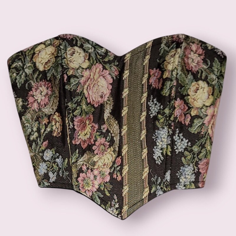 Corset Floral - Etsy