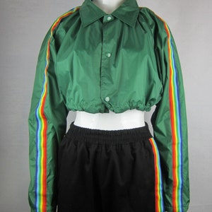 Pride Jacket Rainbow, Crop Jacket Black Crop Jacket Rainbow Pride ...