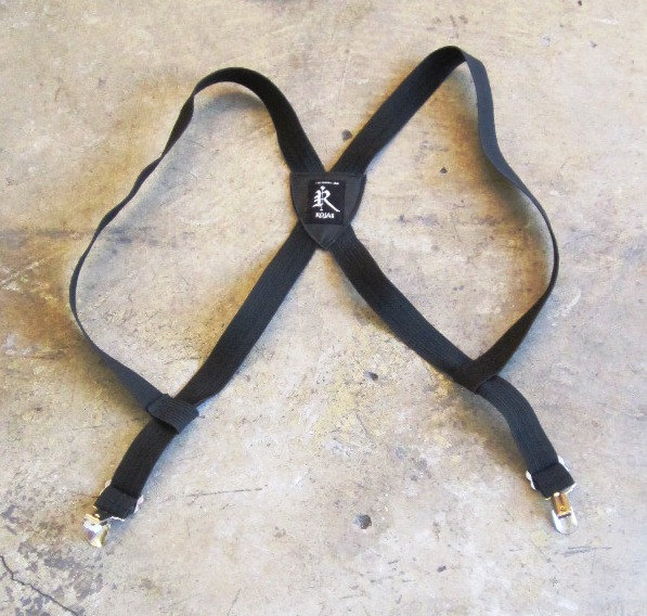 Black Harness Suspender Suspender Holster Elastic Suspenders | Etsy