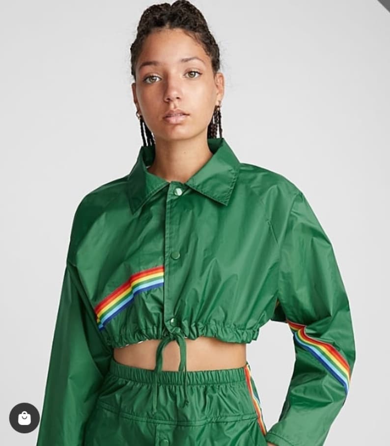 Rainbow Pride Jacket Rainbow Pride Windbreaker Rainbow | Etsy