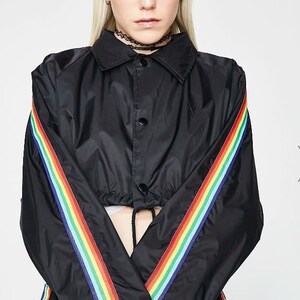Rainbow Pride Jacket, Rainbow Pride Windbreaker, Rainbow Jacket ...