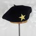 Black Beret, Black Red Star Beret, Beret Black for Women, Women Black ...