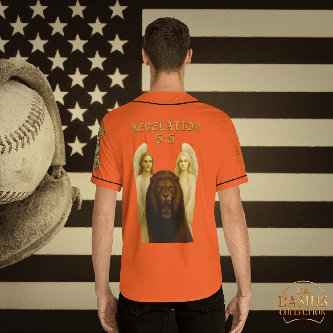 Revelation 5:5 Baseball Jersey – Lion of Judah, Christian Sportswear - Etsy