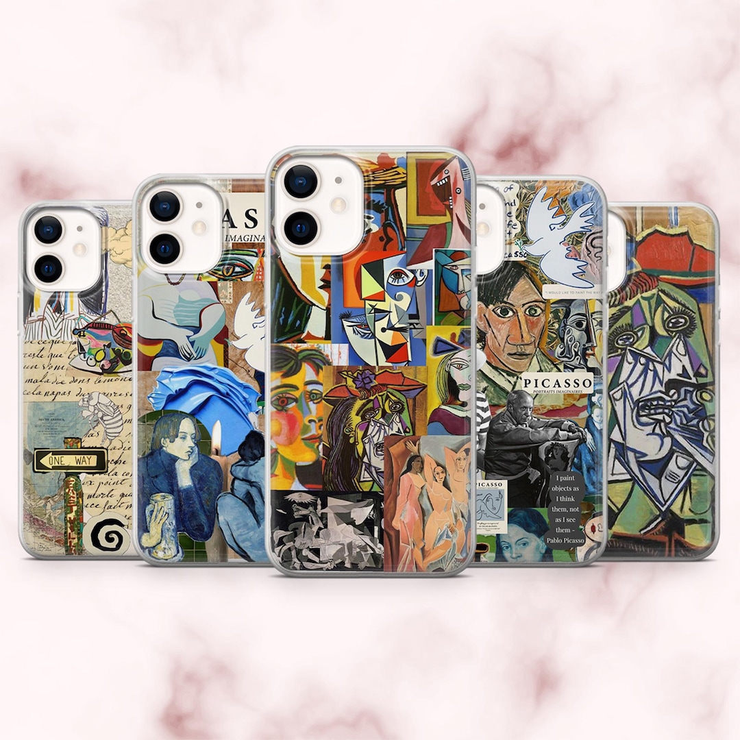Picasso Phone Case Cubism Artwork Painting Cover for iPhone 16, 15, 14 ...