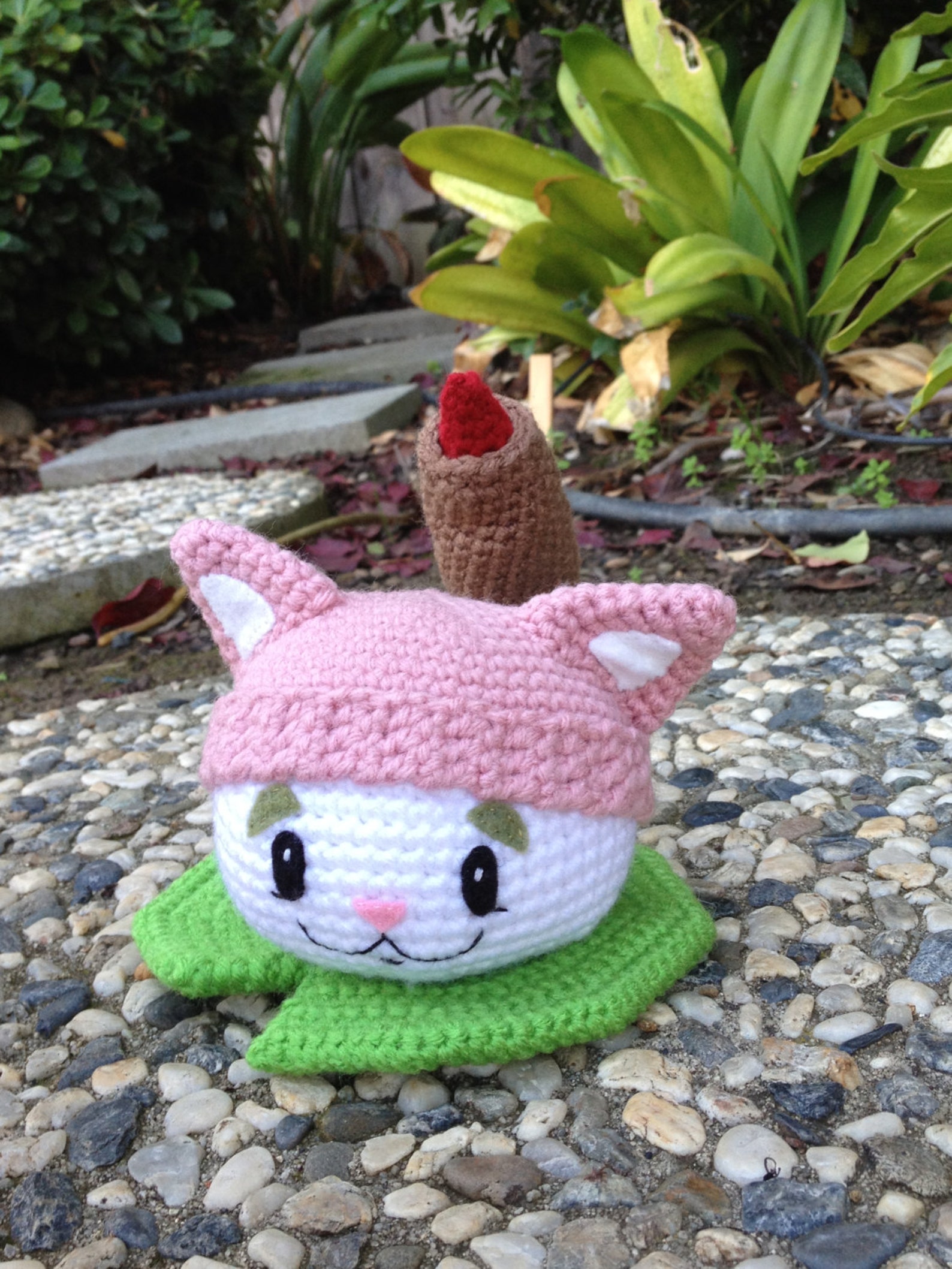 Cattail Plant Crochet Pattern, Cat Amigurumi, Unique Cat Crochet ...