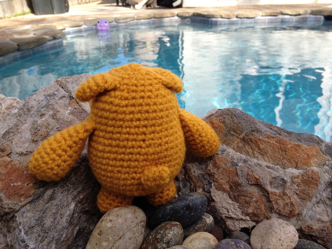 Adventure Time Jake Crochet Amigurumi Pattern, Dog Amigurumi Plushie ...