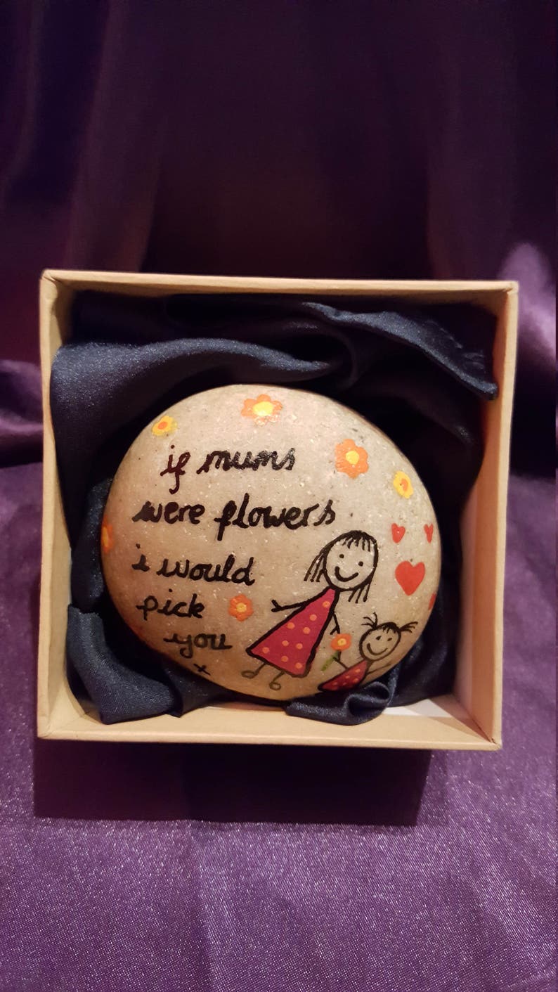 Painted Rocks Gifts for Her Gifts for Mum Pebble Art - Etsy