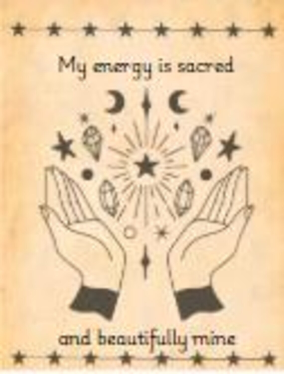 Witchy Printable Affirmation Cards – Self-love & Moon Magic Deck - Etsy