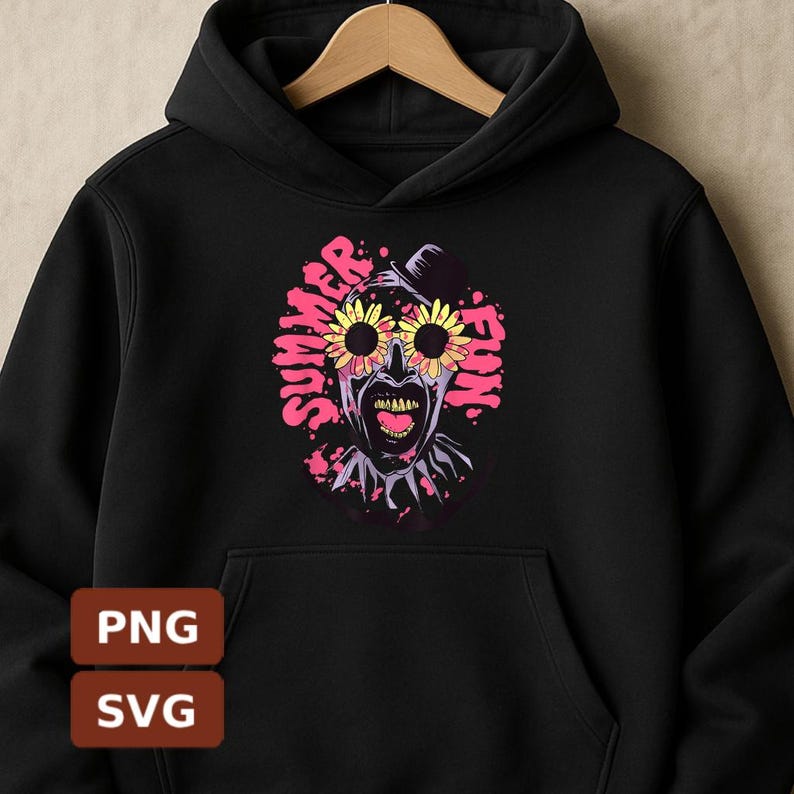 Terrifier Art the Clown Sunglasses SVG PNG: Horror Movie Fan Design ...
