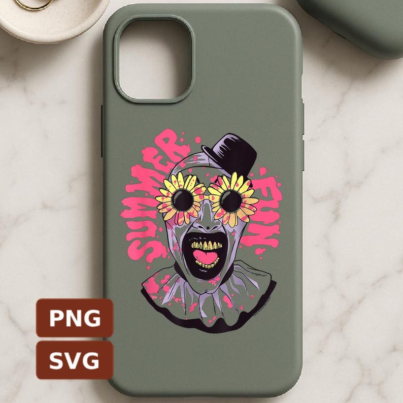 Terrifier Art the Clown Sunglasses SVG PNG: Horror Movie Fan Design ...