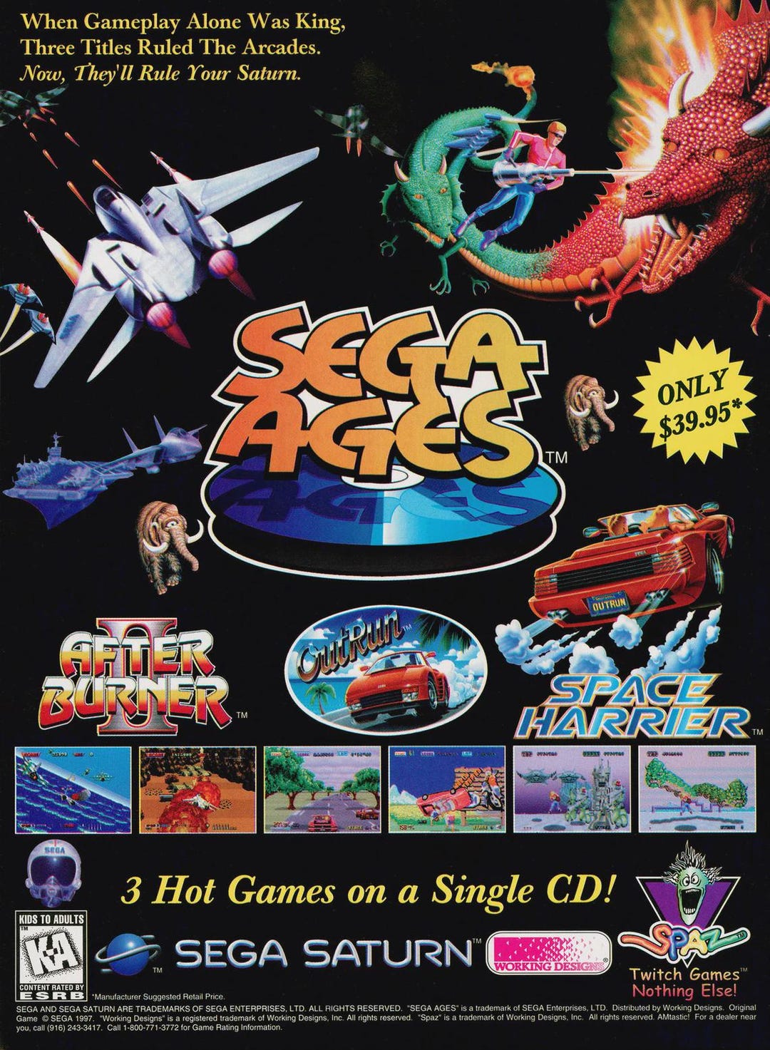 SEGA Ages Retro Promotional Poster - Free Shipping - Etsy