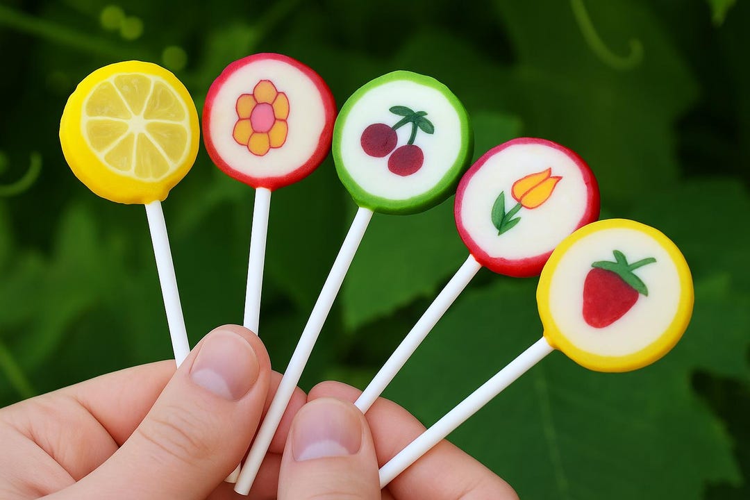 Tasty, Colorful, and Natural Mini Lollipops – Handmade With Love! - Etsy