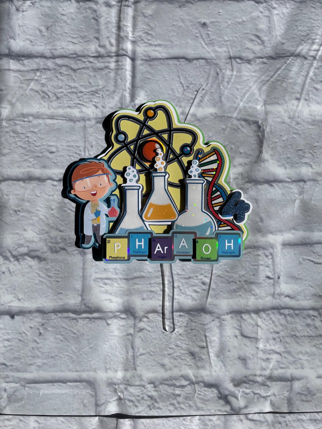 Science Cake Topper | Periodic Table STEM Party - Etsy