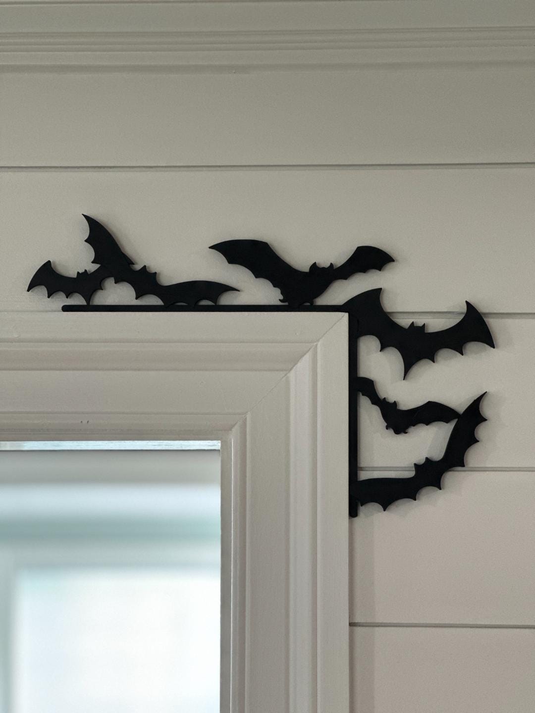 Door Corner Bats 3d Printed Wall Decor - Etsy