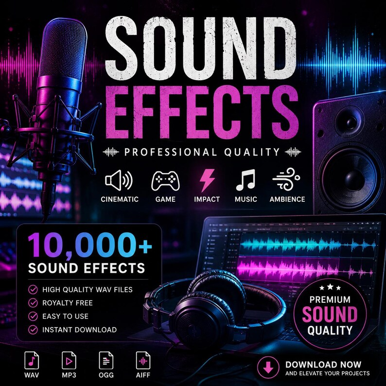45000+ Sound Effects Bundle | Viral Audio Pack for Creators (2026 ...