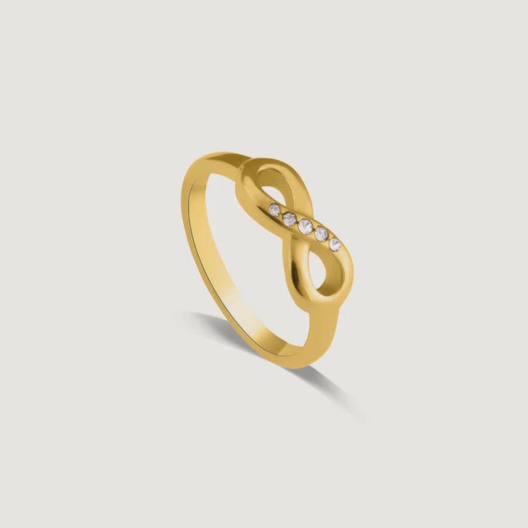 Sterling Silver Eternity Ring, Infinity Promise Ring - Etsy