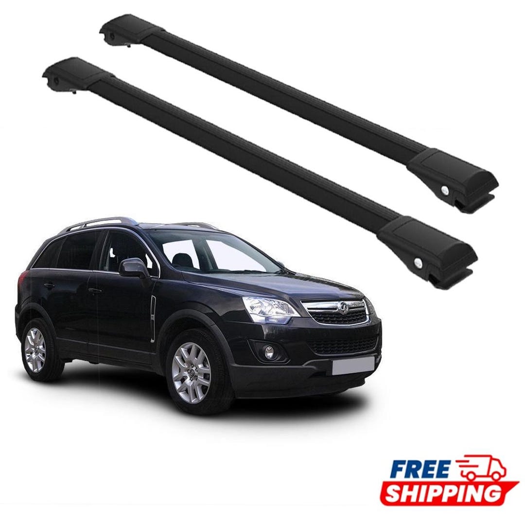 Roof Rack Cross Bars for Vauxhall Antara 2006-2017 Black Wingbar - Etsy