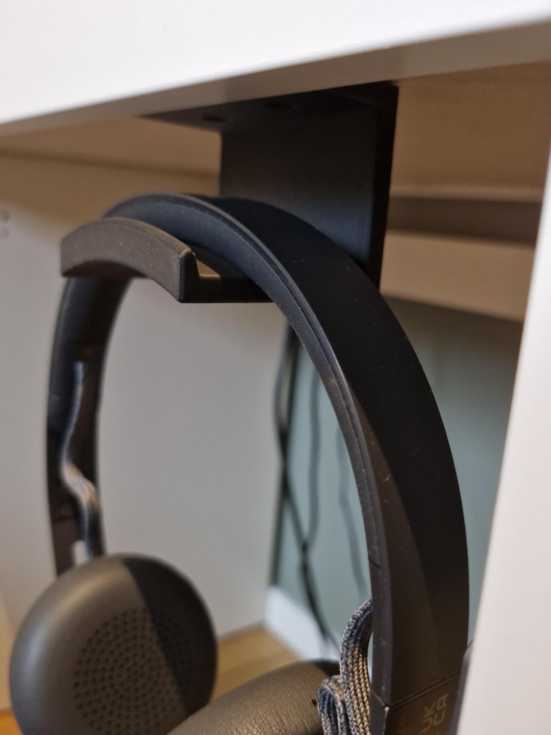 3D Printable Headphone Hook STL | Under Desk Headset Holder | Digital ...