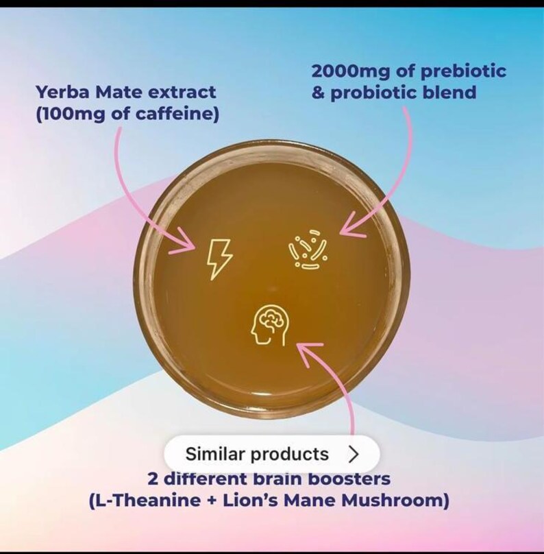 Yerba Magic Yerba Mate Instant Tea Powder - Strawberry Flavor - 30 ...