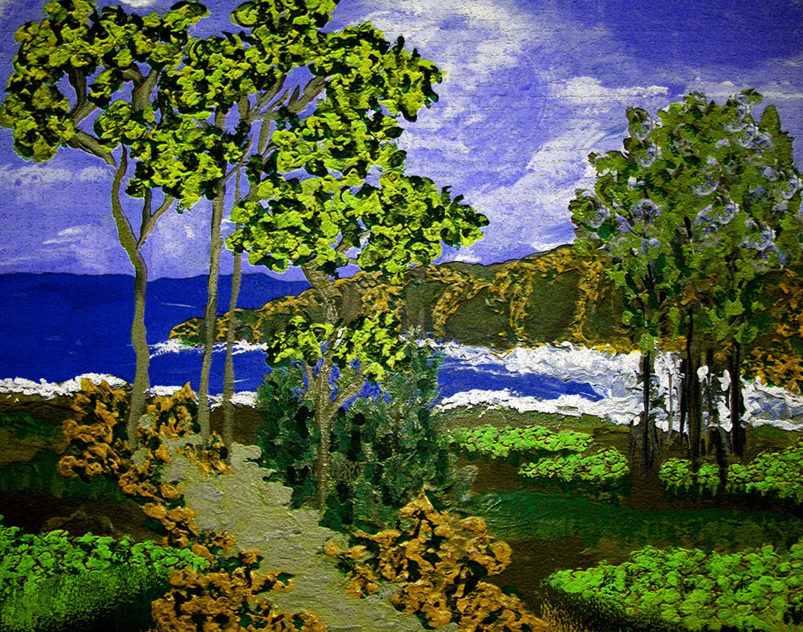 Tropical Painting, Tropics, Painting of Tropics, "the Blessing ...