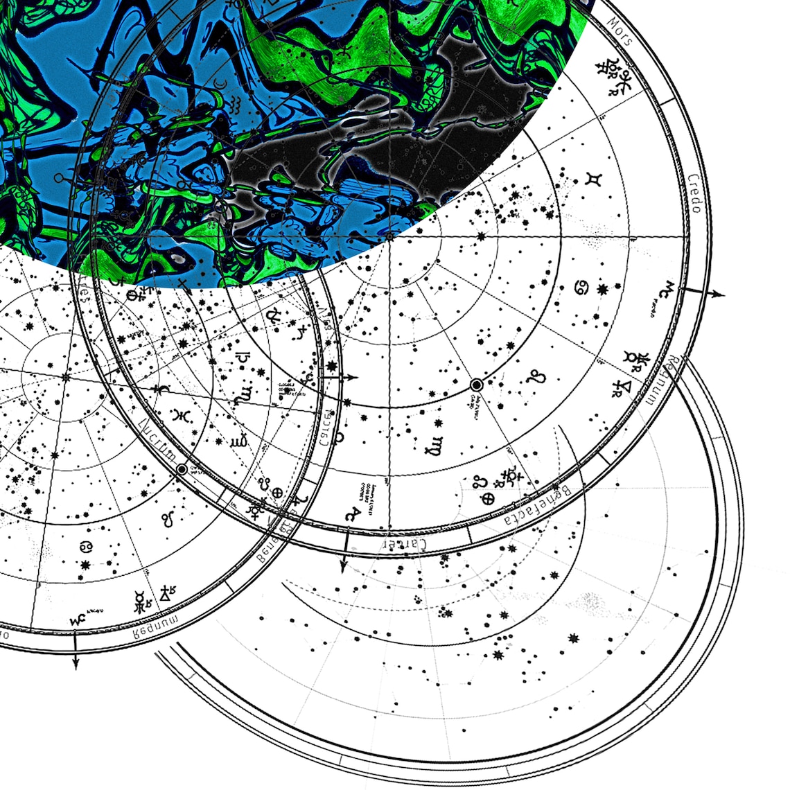 EARTH PAINTING, Abstract Science Art, Science Wall Art, Environmental ...