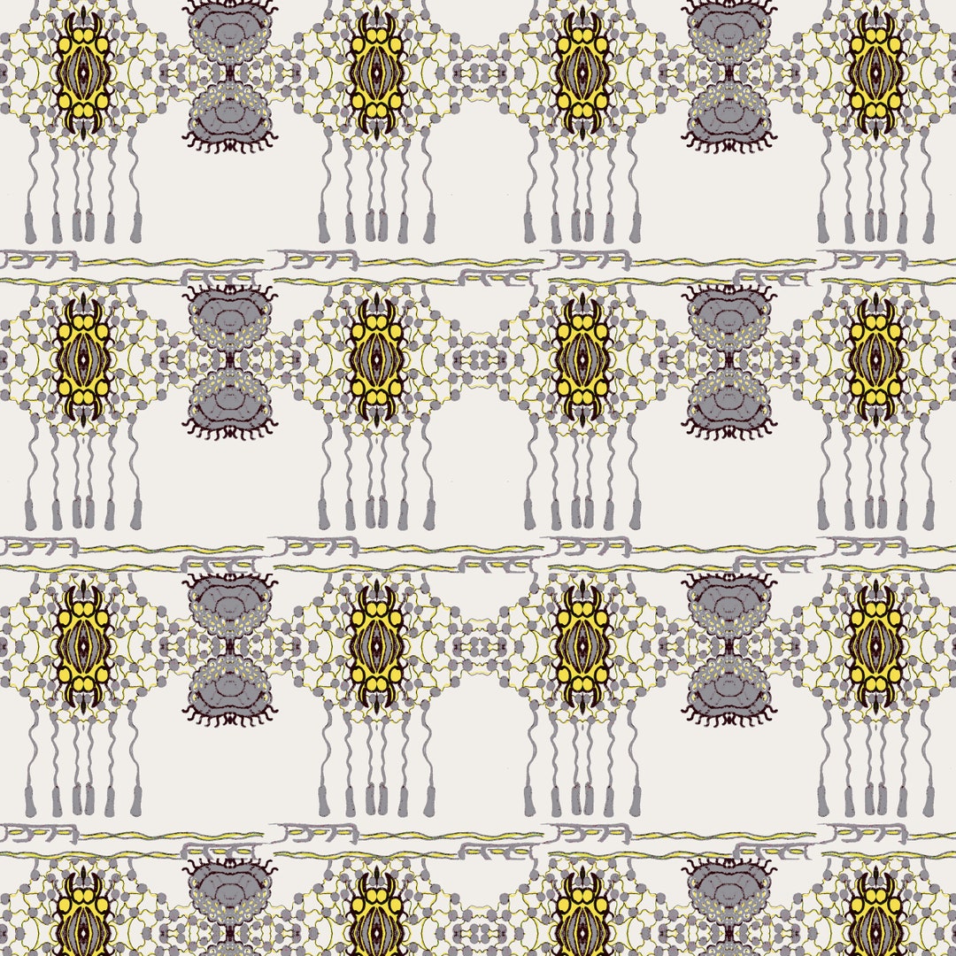 POINTELLE Art, Fabric Designer Art, Feminine Art, Bedroom Wall Decor ...