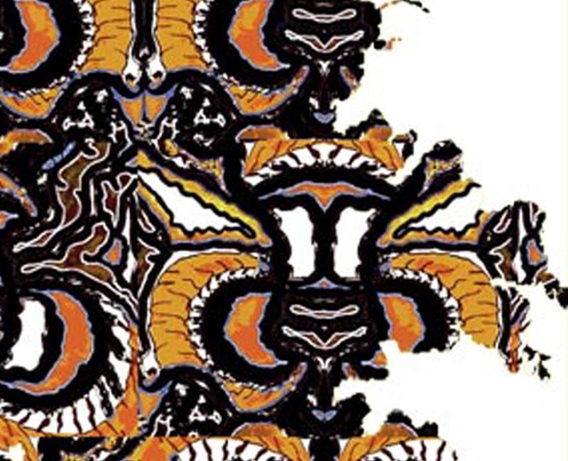 Swirly Tree Painting, Modern Tree Painting, Swirls and Dots Abstract ...
