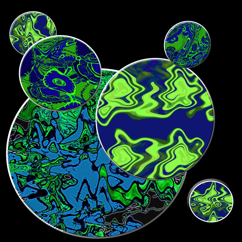 EARTH PAINTING, Abstract Science Art, Science Wall Art, Environmental ...