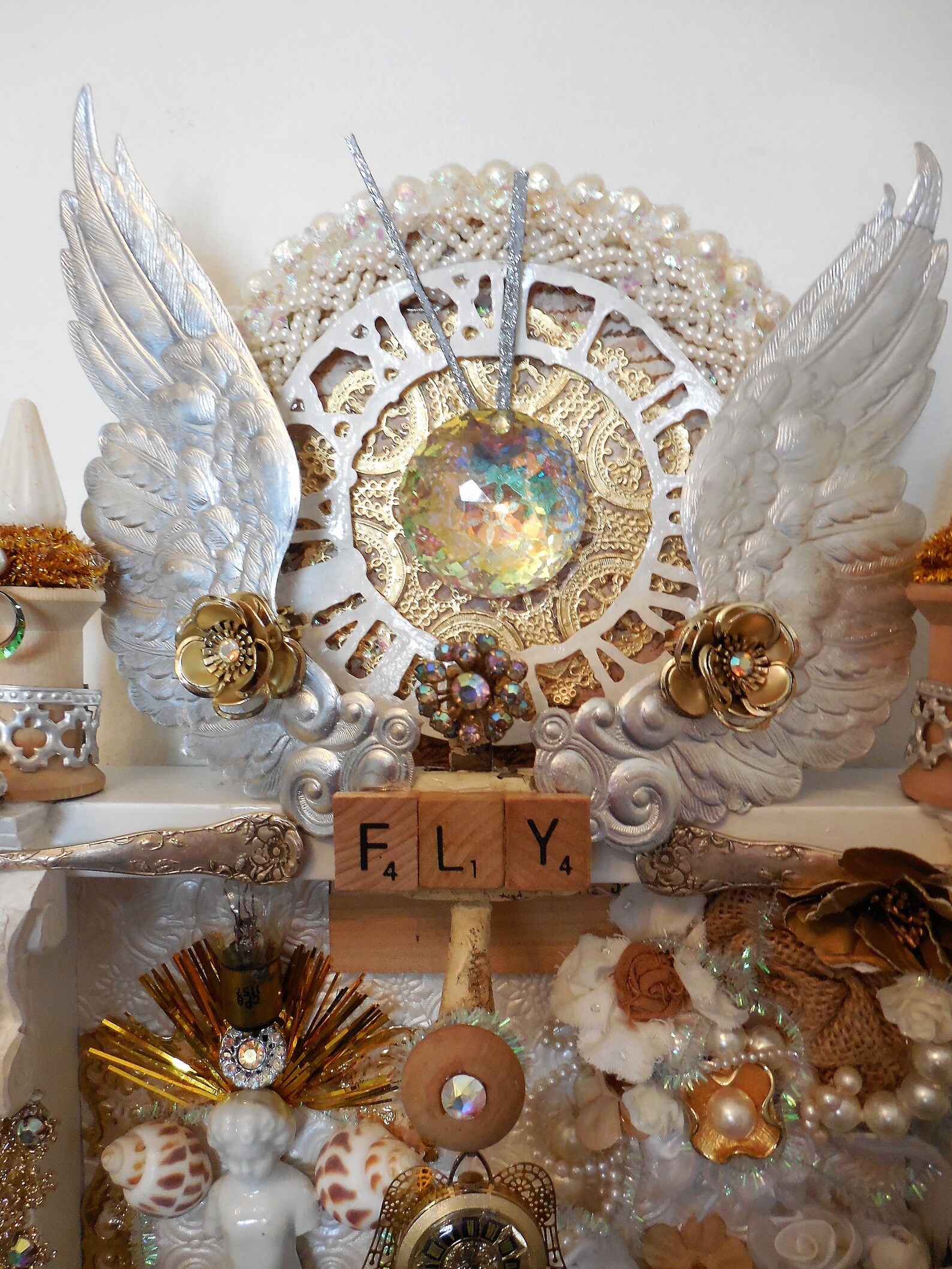 ALTERED ART, Shadow Box, Mixed Media Original, Niche, Free Spirit ...