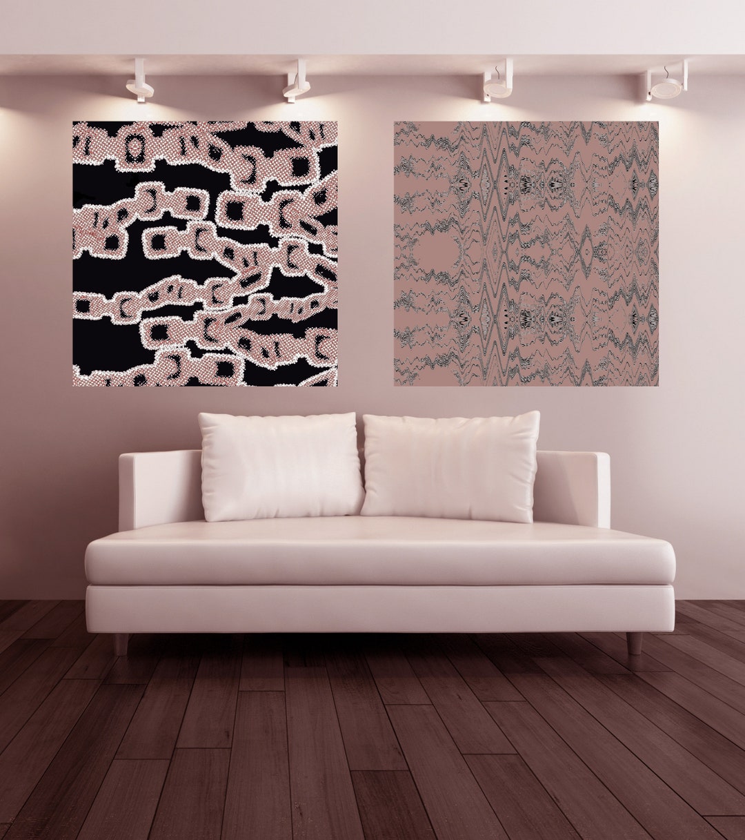 POP ART, Mid Century Modern Paintings, Mod Art, Retro Art, Neutral ...