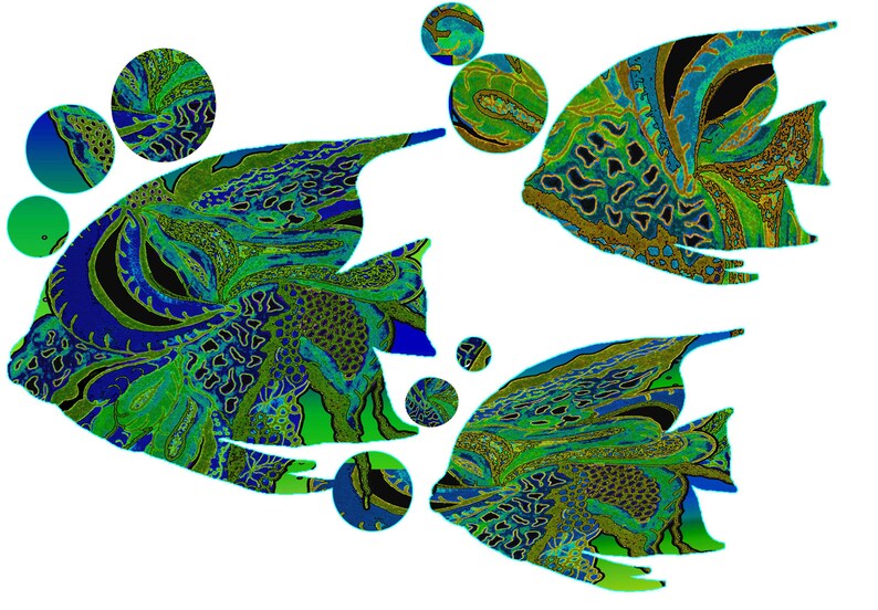 WHIMSICAL FISH PAINTING, Fishing Gift, Sailfish Painting, Nautical ...