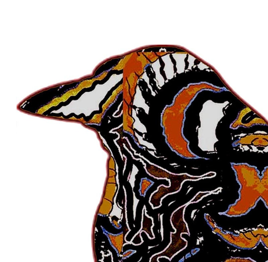Crow Paintng, Crow Art Print, Crow Wall Art, 16x20, 20x30, Gallery ...