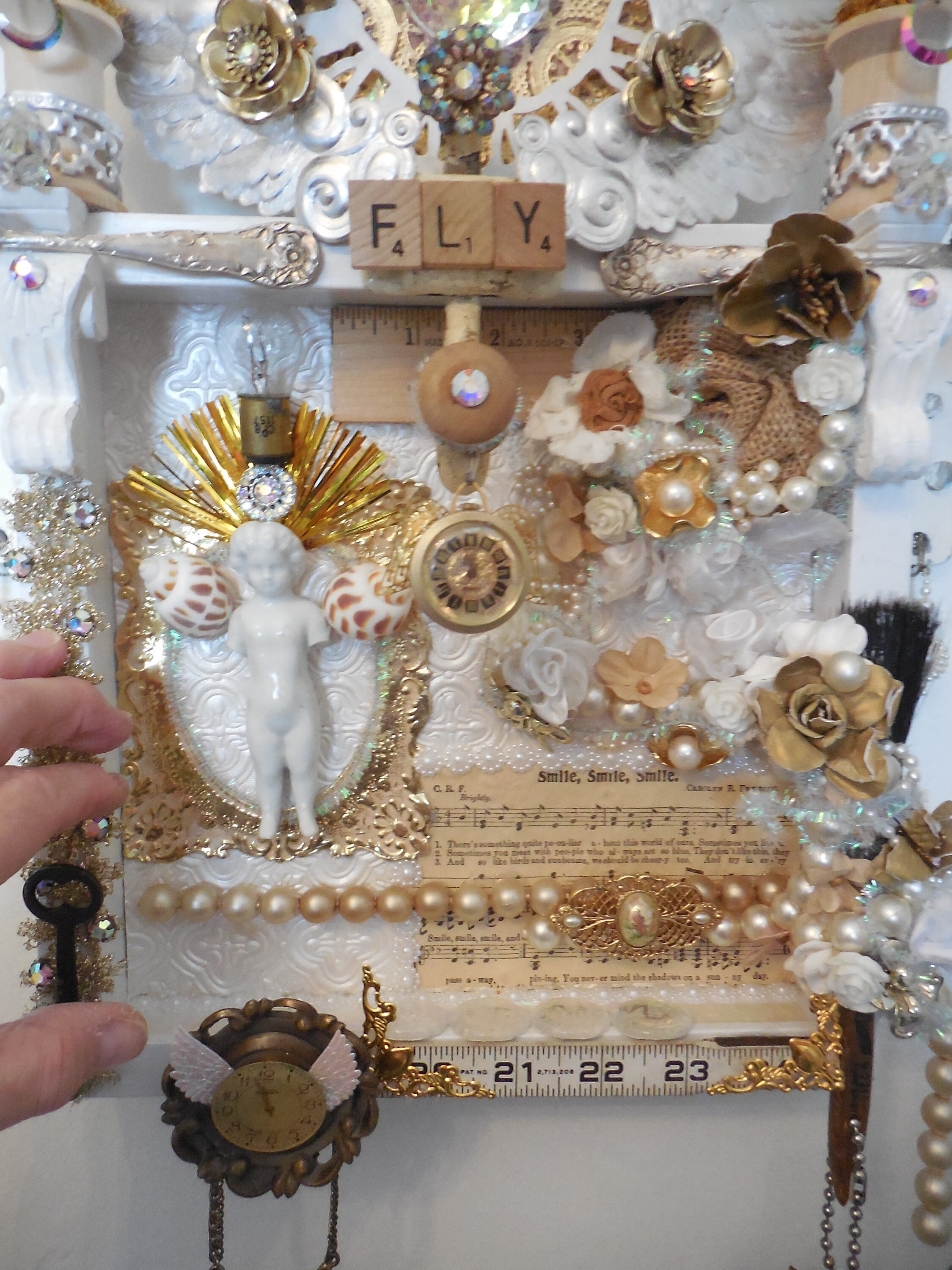 ALTERED ART, Shadow Box, Mixed Media Original, Niche, Free Spirit ...